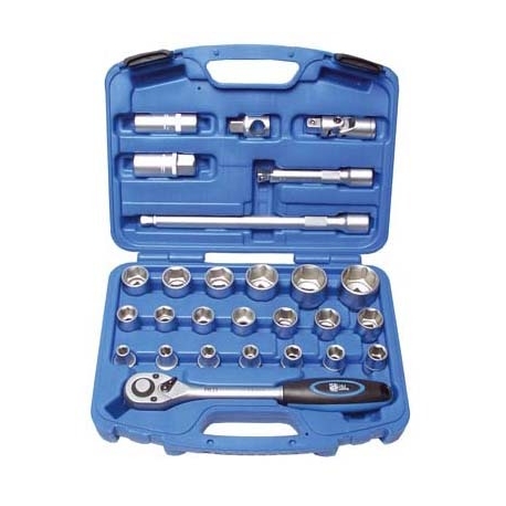 Doppenset 1/2" 27-delig INCH maten - Vocor Tools B.V.